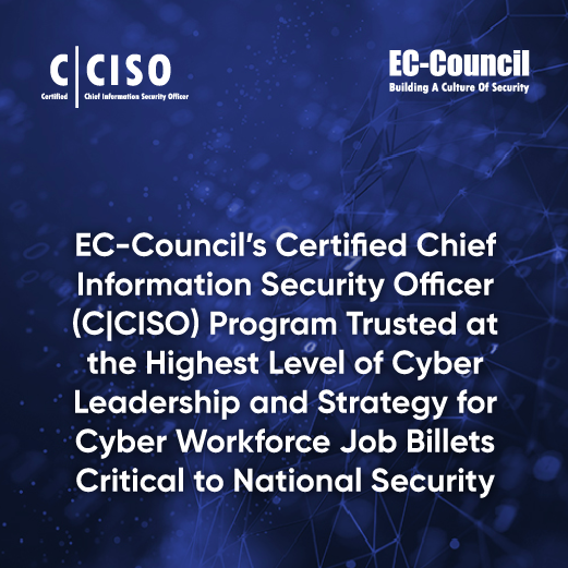 CCISO Program: Trusted Cyber Leadership & Strategy for National Security