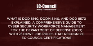 What Is DoD 8140 & DoDM 8140: Cyber Security Workforce with Roles ...