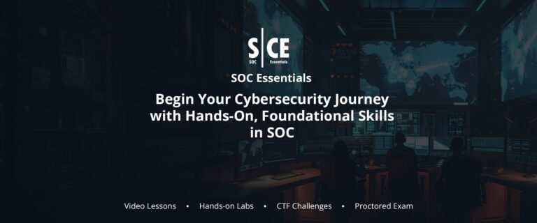 Security Operations Center (SOC) Essentials Course- SCE | EC-Council