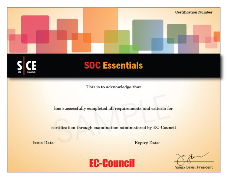 SOC Essentials Course | SOC Training & Certification | EC-Council
